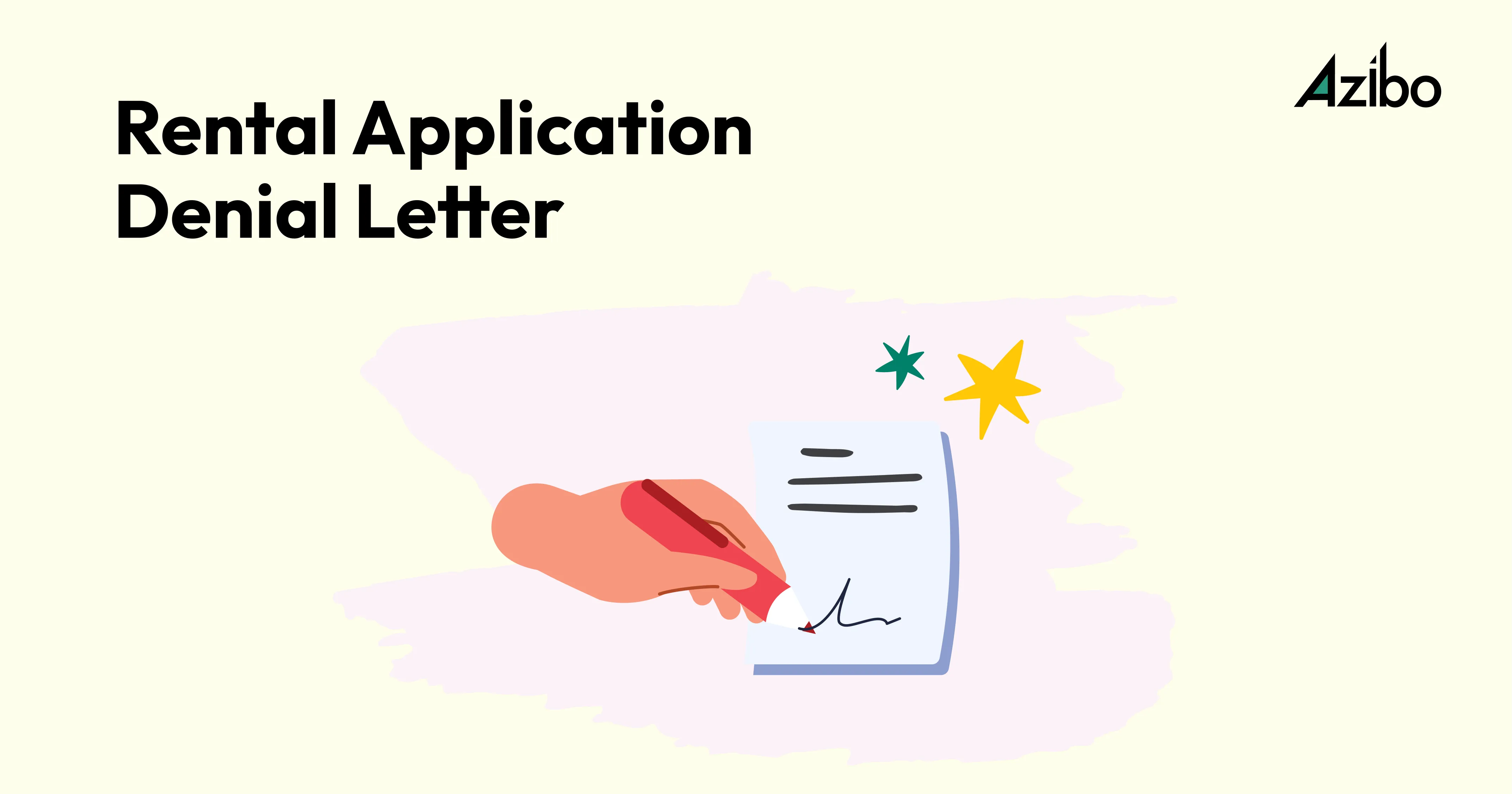 7 Must-Haves In Your Rental Application Denial Letter - Azibo